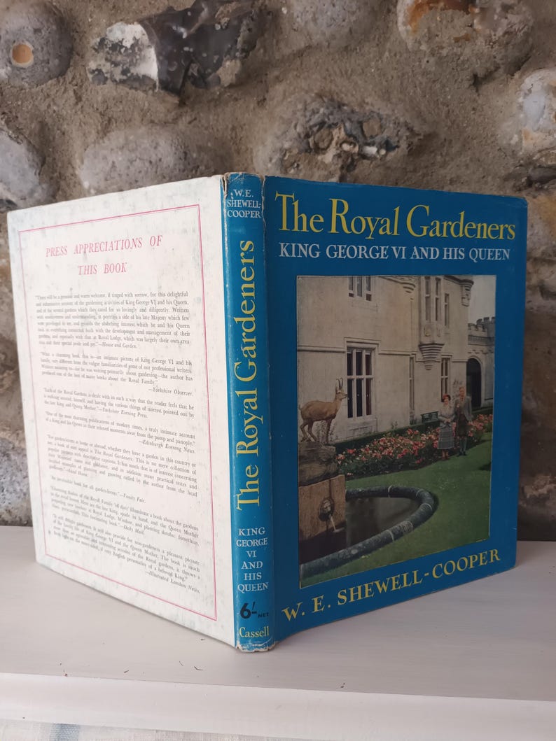 Vintage Royal Garden Book: King George VI & Queen Elizabeth, 1952 - Etsy