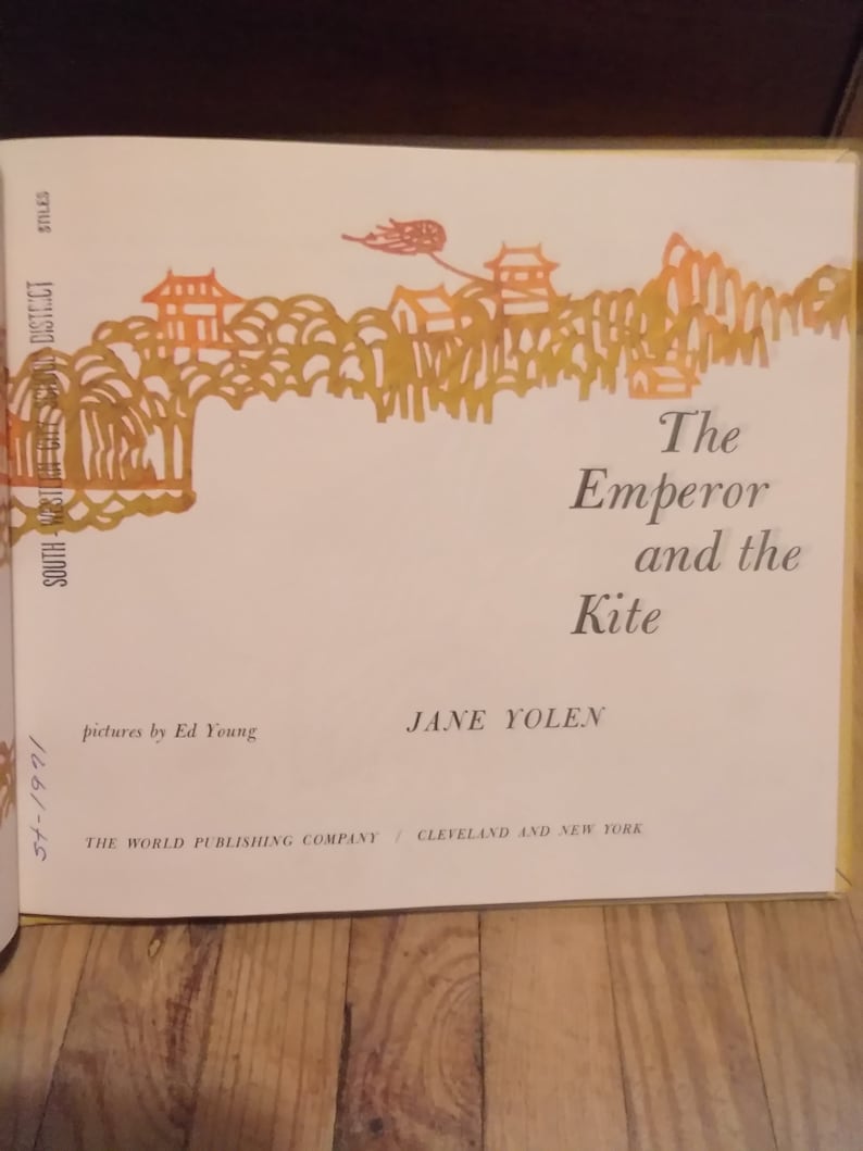 The Emperor and the Kite caldecott Honor Book Jane Yolen - Etsy