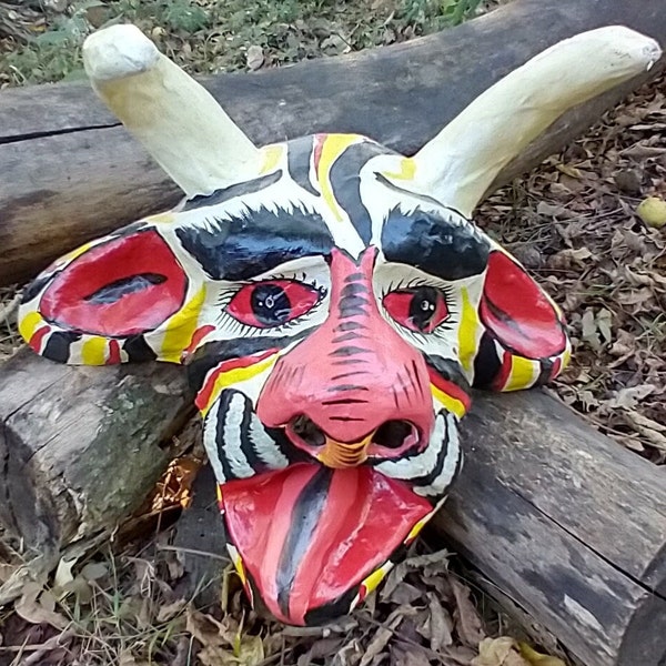 Paper Mache Devil - Etsy