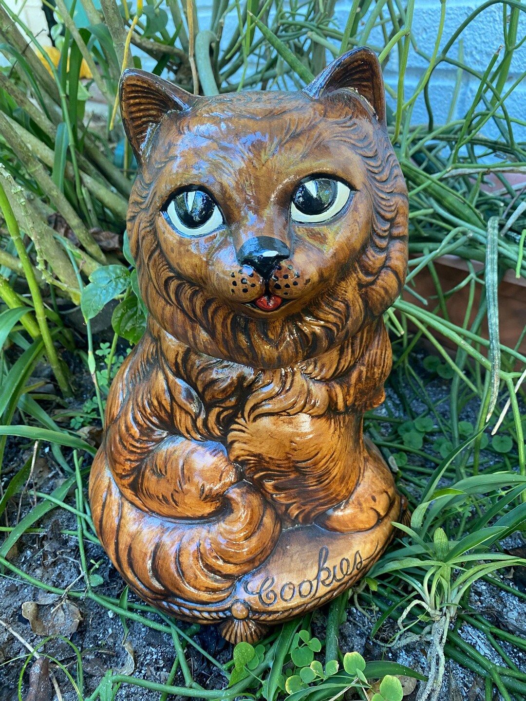 Vintage Cat Cookie Jar by Compton Calif. 1968 - Etsy