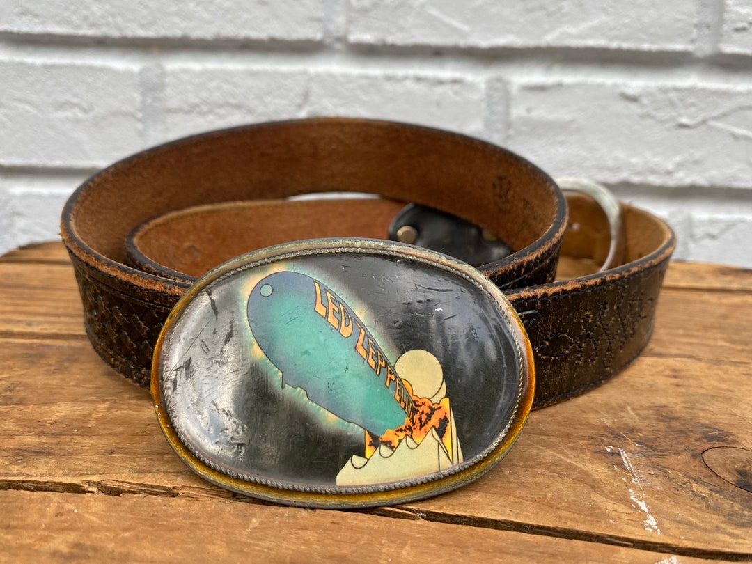 Vintage Led Zeppelin Belt Buckle 1976 - Etsy