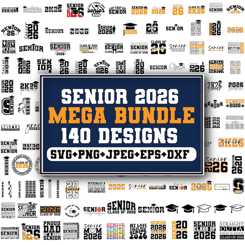 Svg Class of 2026 Senior - Etsy