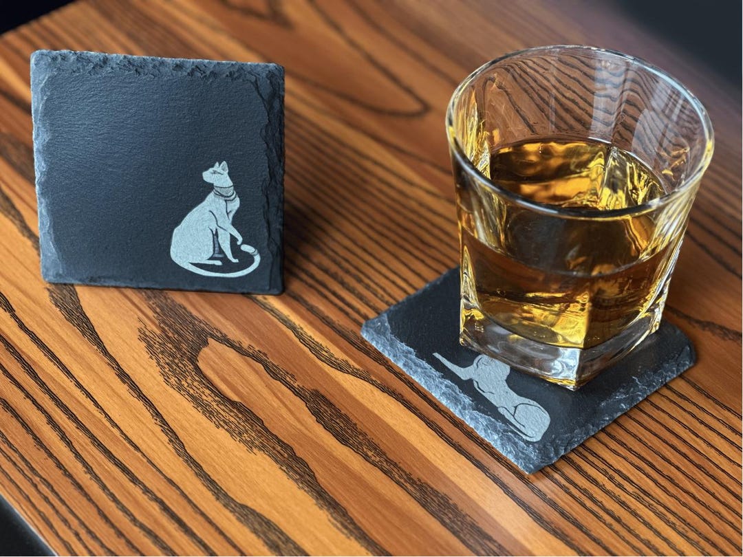 Set of 4 Ancient Egyptian Art Themed Coasters - Etsy
