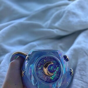 Magic Moon Mug/espresso Mug/pottery/moon Mug/ceramic Mug/handmade Mug ...