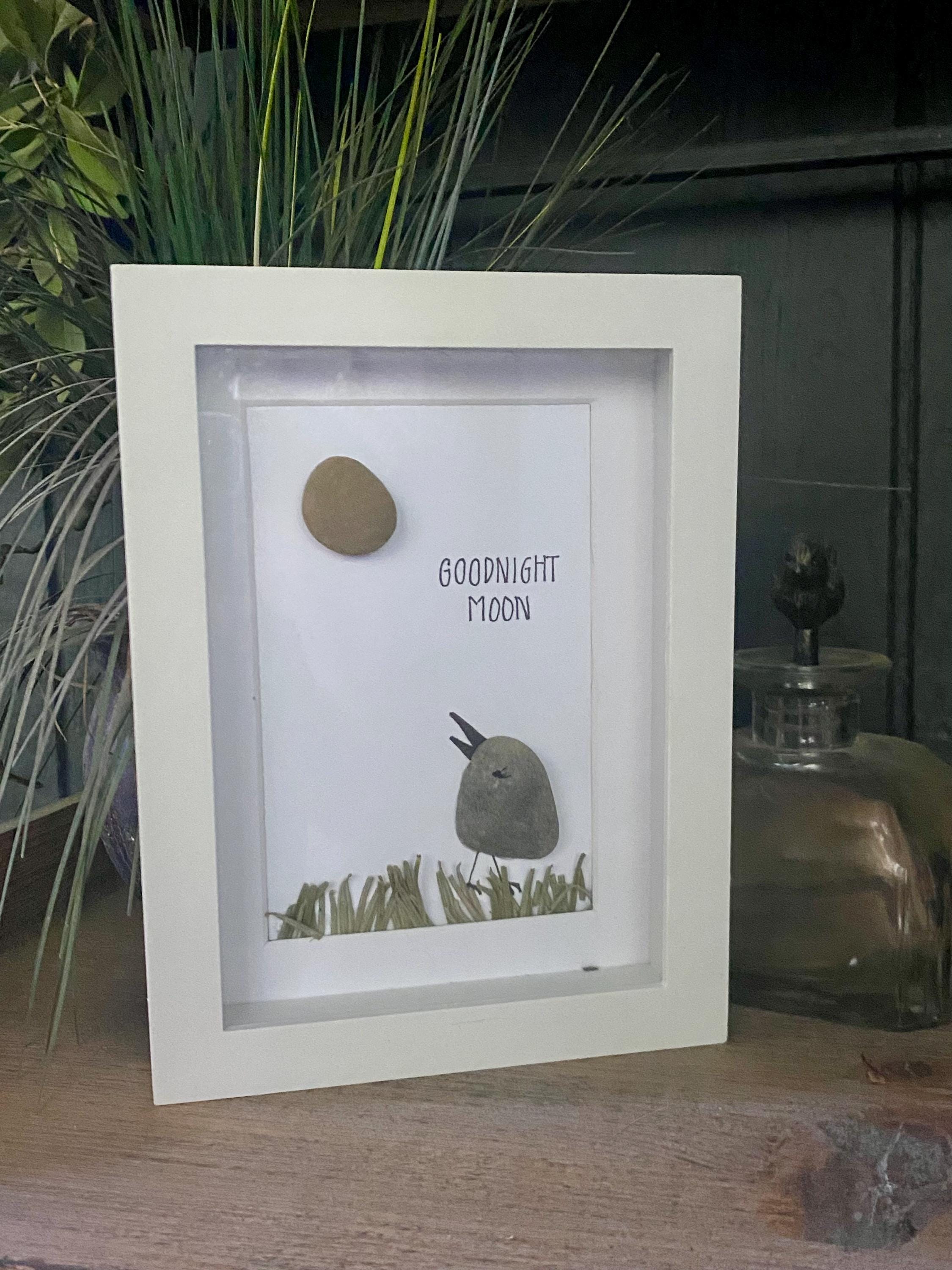 Pebble Goodnight Moon Shadow Box Art: Wren Nursery Decor - Etsy