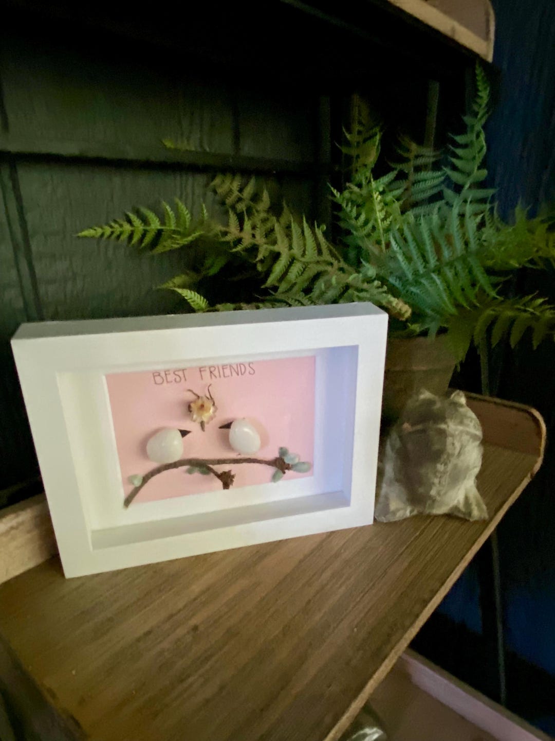 Best Friends Shadow Box Art, 5x7 Frame, Sentimental Gift, Birthday ...