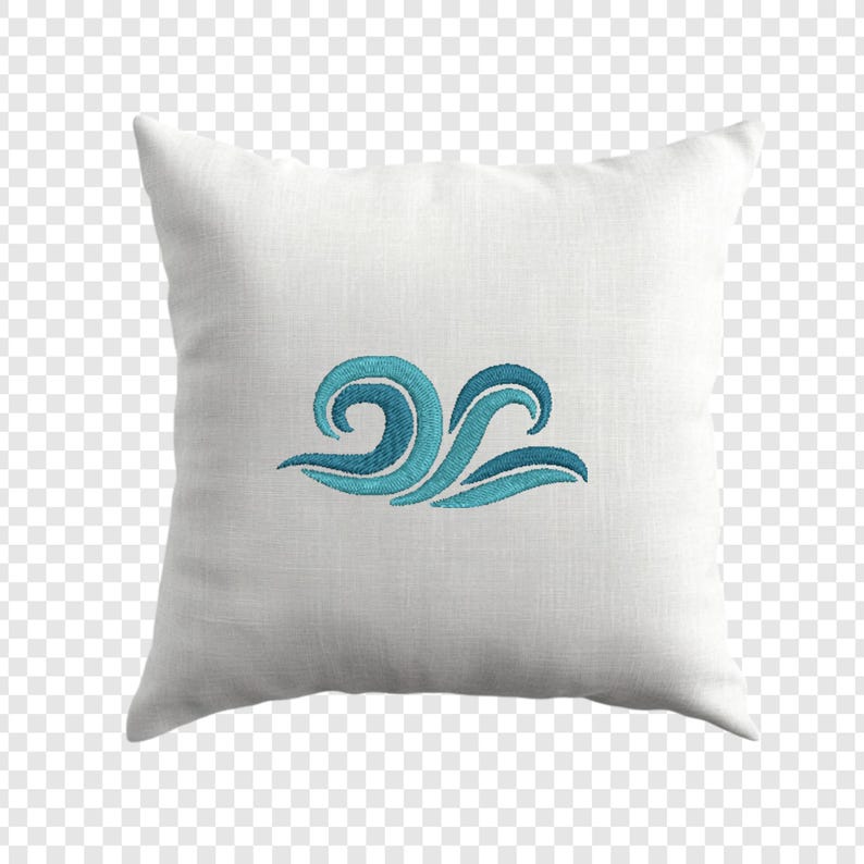 Wave Embroidery Design Set, Ocean Water Wave Machine Embroidery Pattern ...