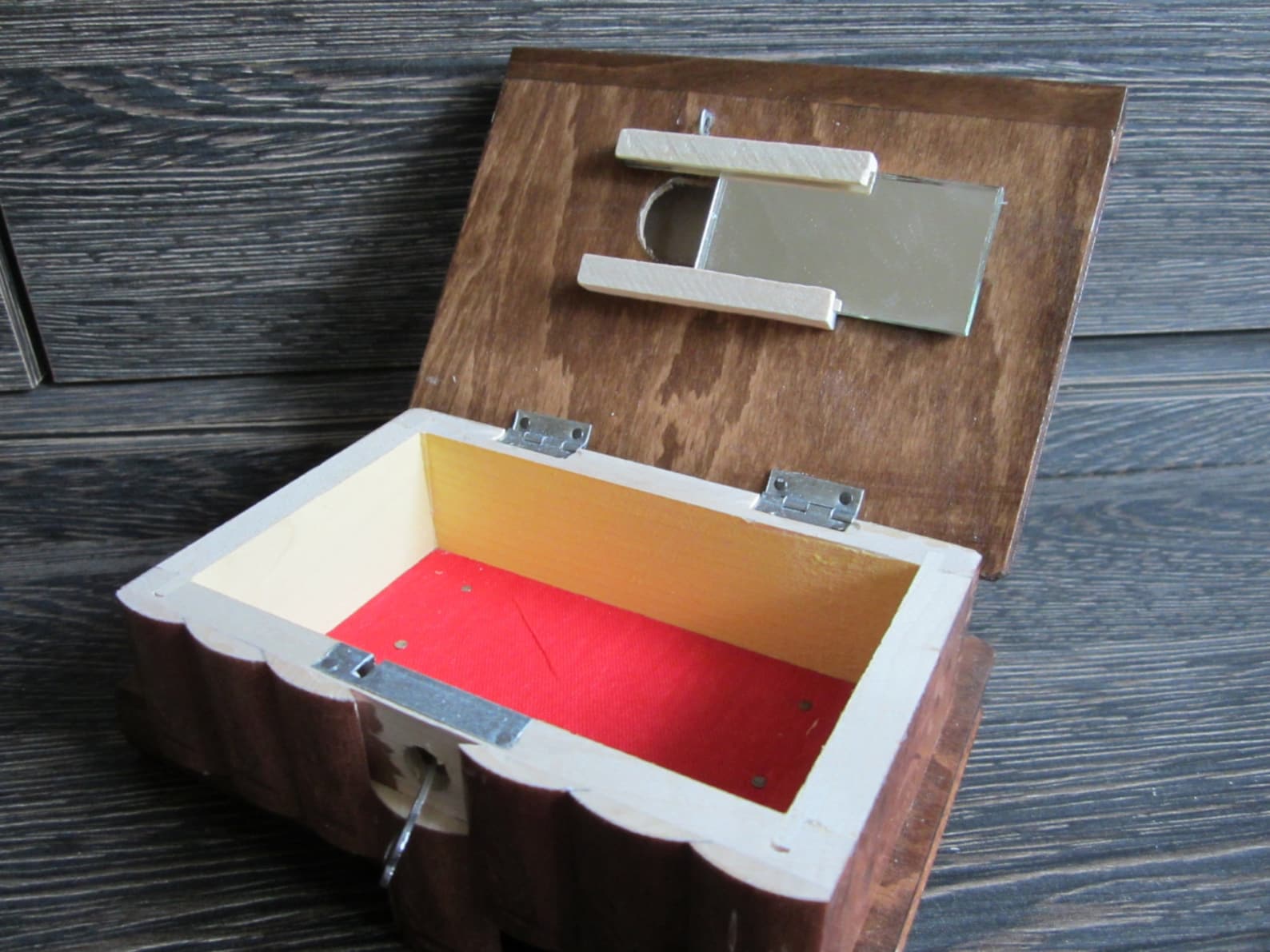 Trick Magic Secret Wooden Compartment Puzzle Box Wood Treasure Drawer ...