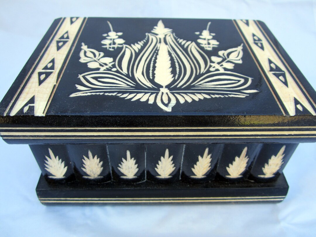 Wood Magic Brain Teaser Puzzle Toy Magic Box With Extra Secret Drawer ...