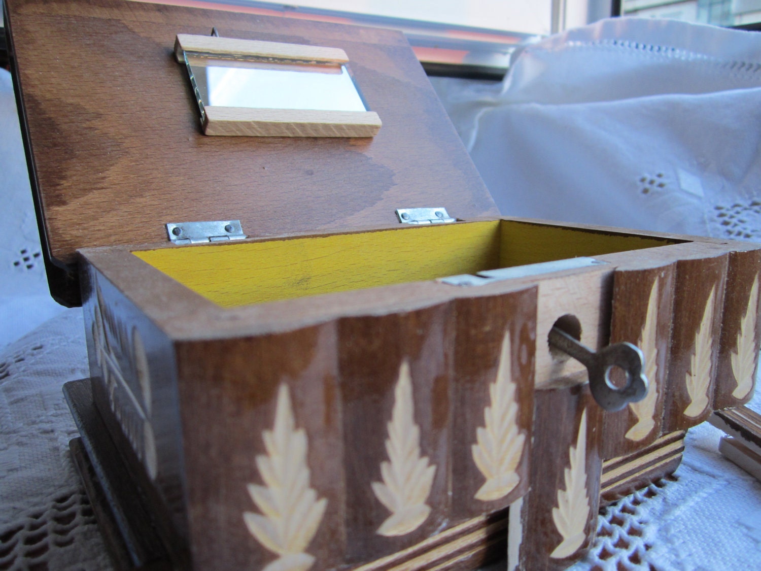 Secret Key Handcrafted Wooden Magic Puzzle Box Brown Hungary - Etsy