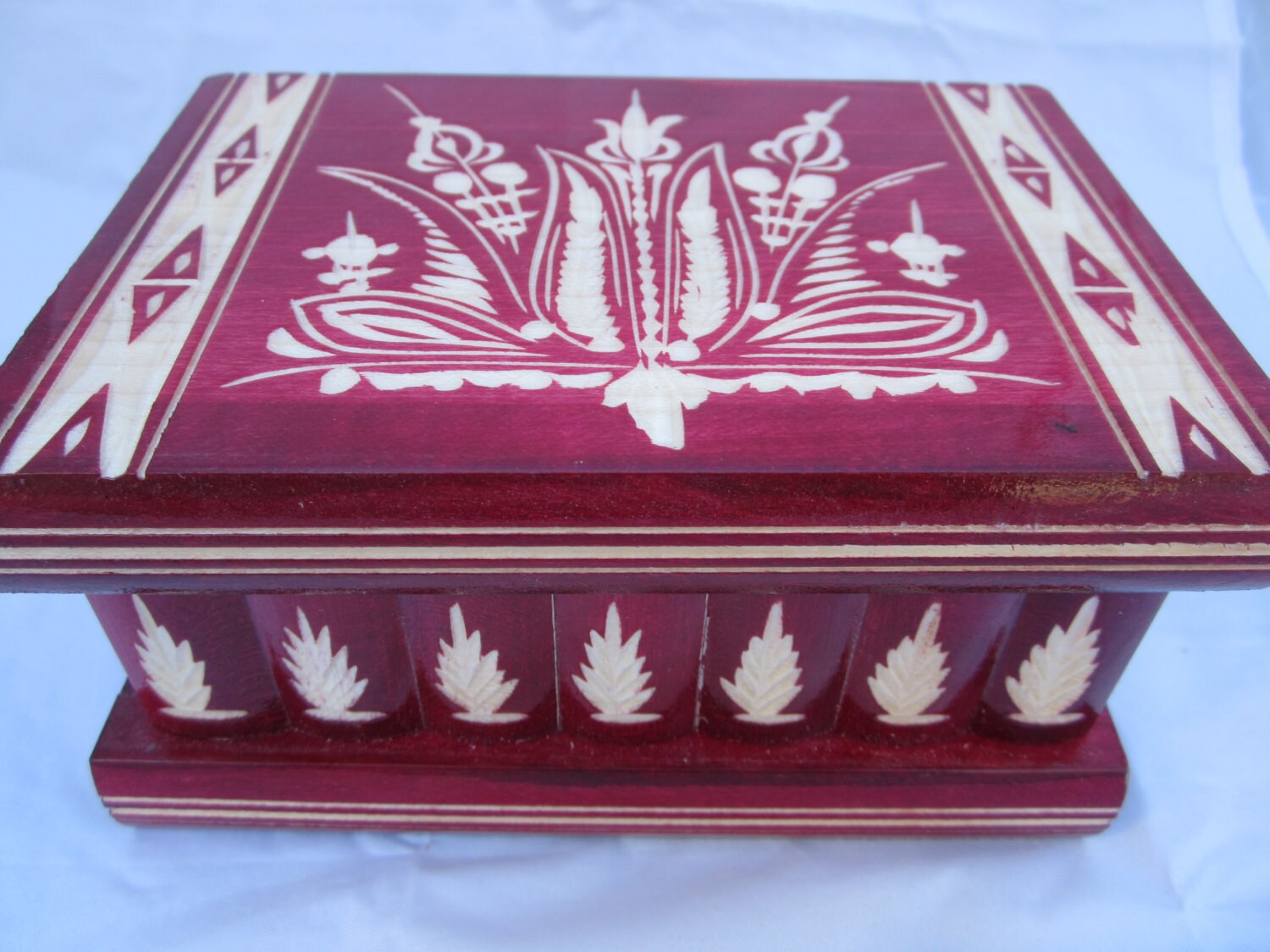 Vintage Wooden Puzzle Toy Lock Box W/ Secret Compartment - Etsy