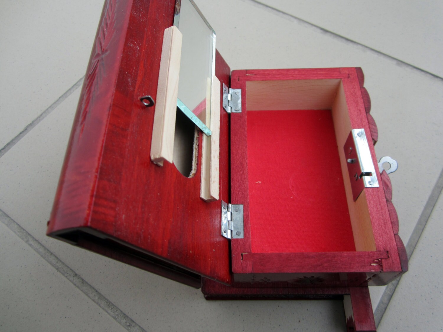 Mirrored Wooden Secret Puzzle Drawer Box Magic Fun Toy all - Etsy