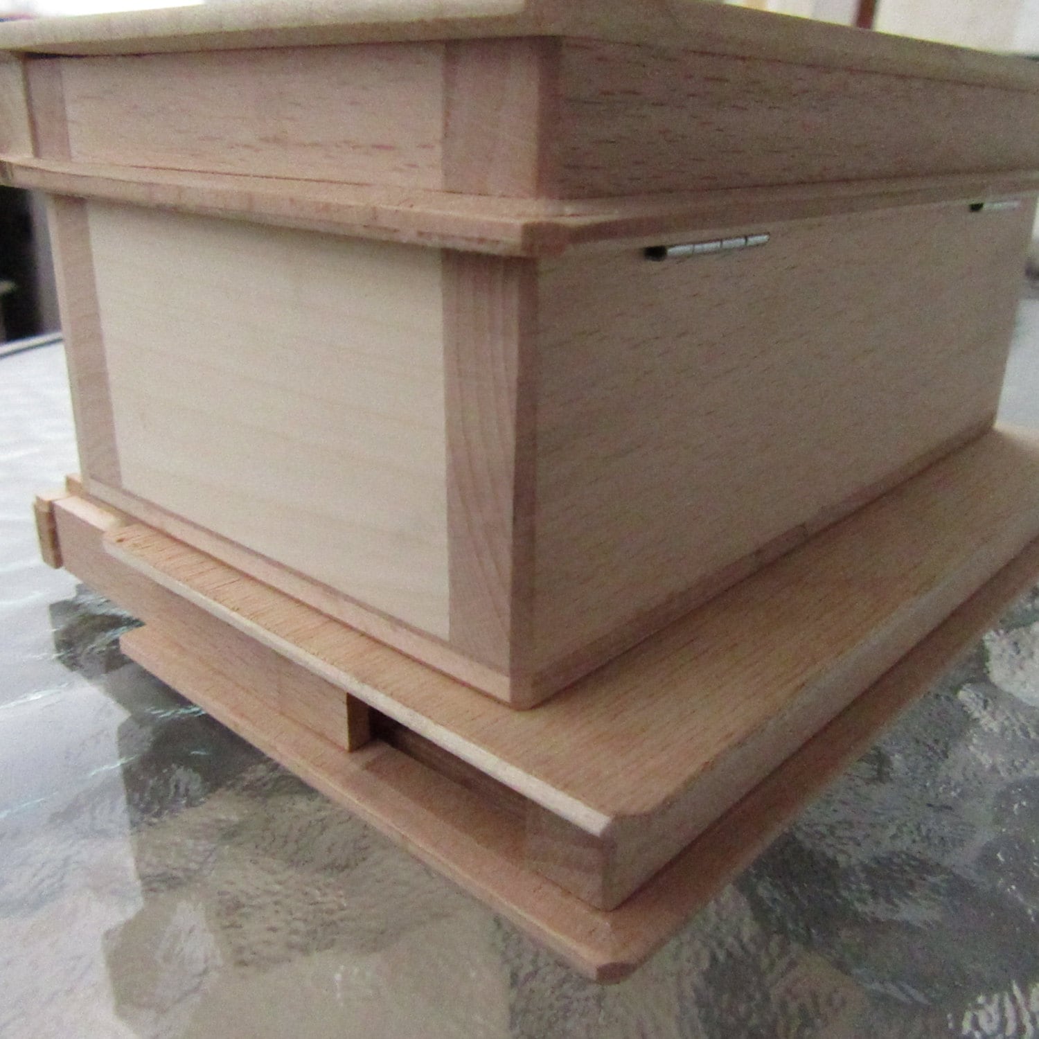 CANADA Unfinished Wooden Puzzle Box with Secret Compartment | Etsy