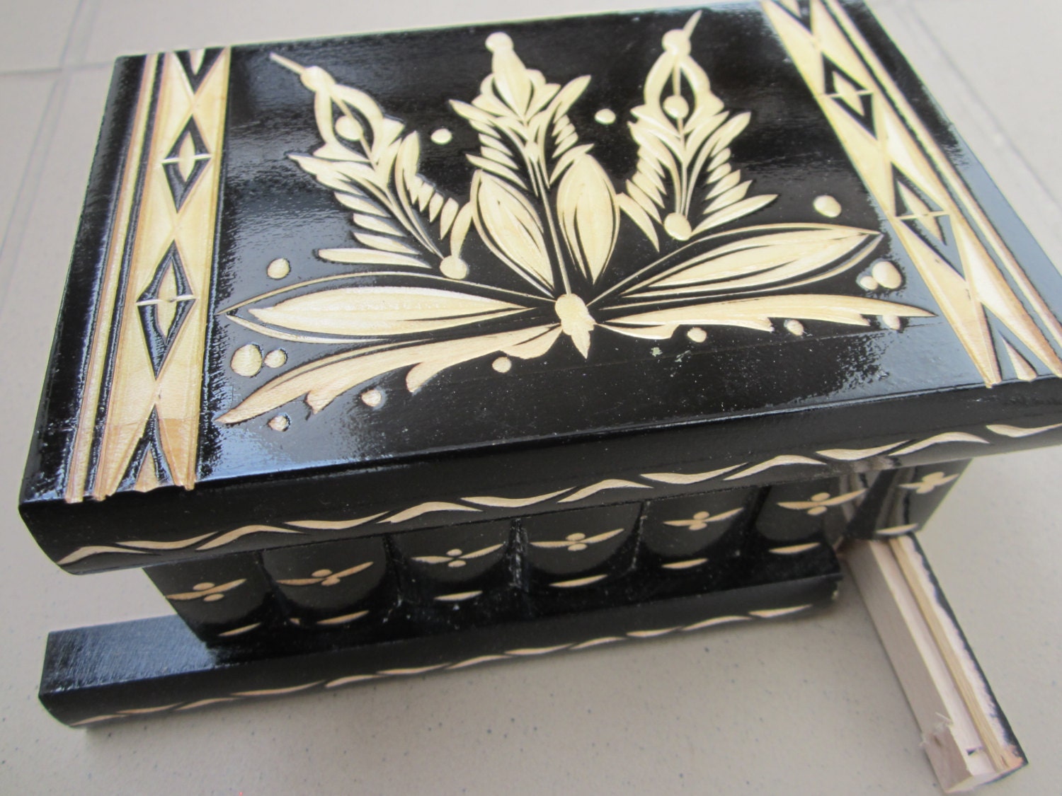 Genuine Impossible Lock Box Puzzle W/ Secret Compartment by - Etsy