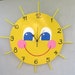 LITTLE MISS SUNSHINE Banana Hand Painted Wall Clock - Etsy