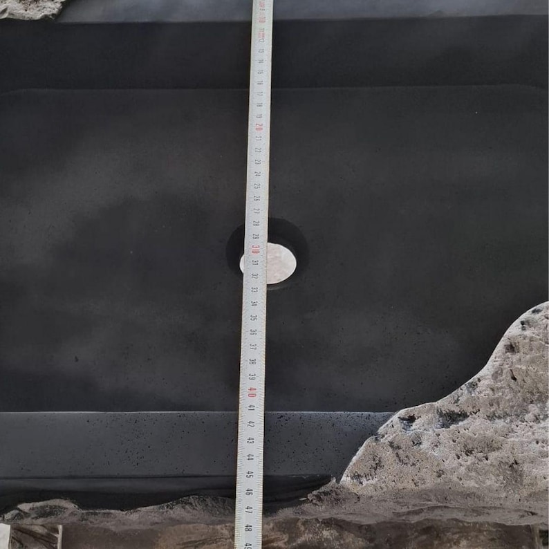 Basalt Stone Sink – Wall Mounted & Countertop Basin | Handmade Natural ...