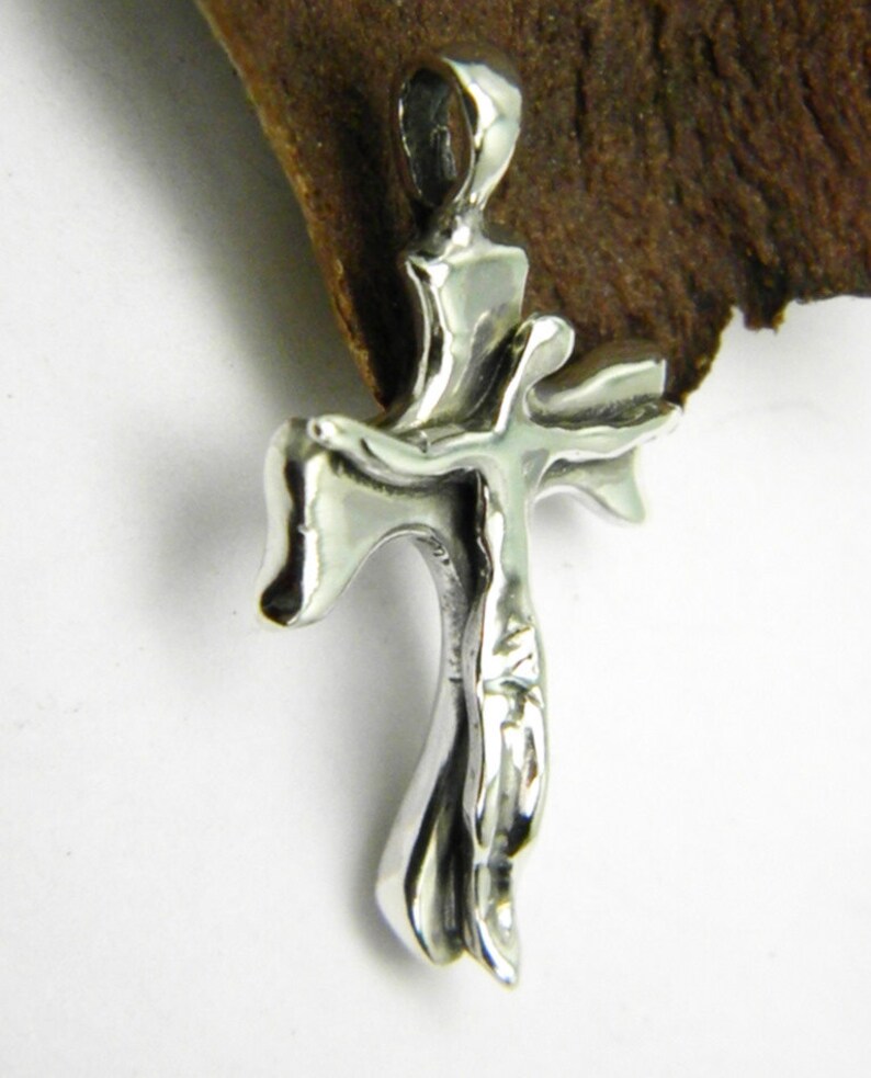 Sterling Silver Crucifix Cross Pendant Religious Jewelry - Etsy