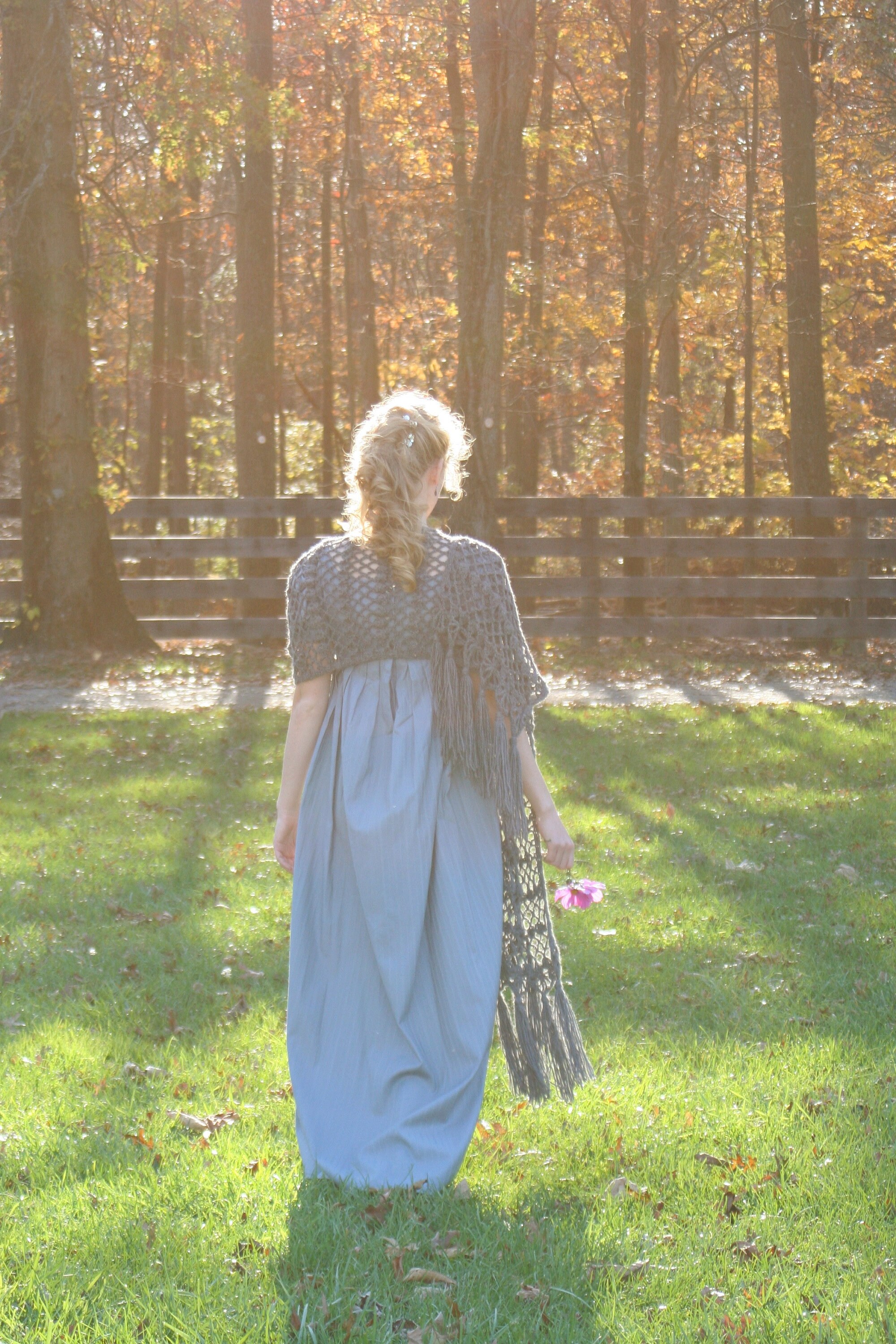 PATTERN PDF for Crochet Regency Era Stole, Shawl, Wrap Make Your Own ...