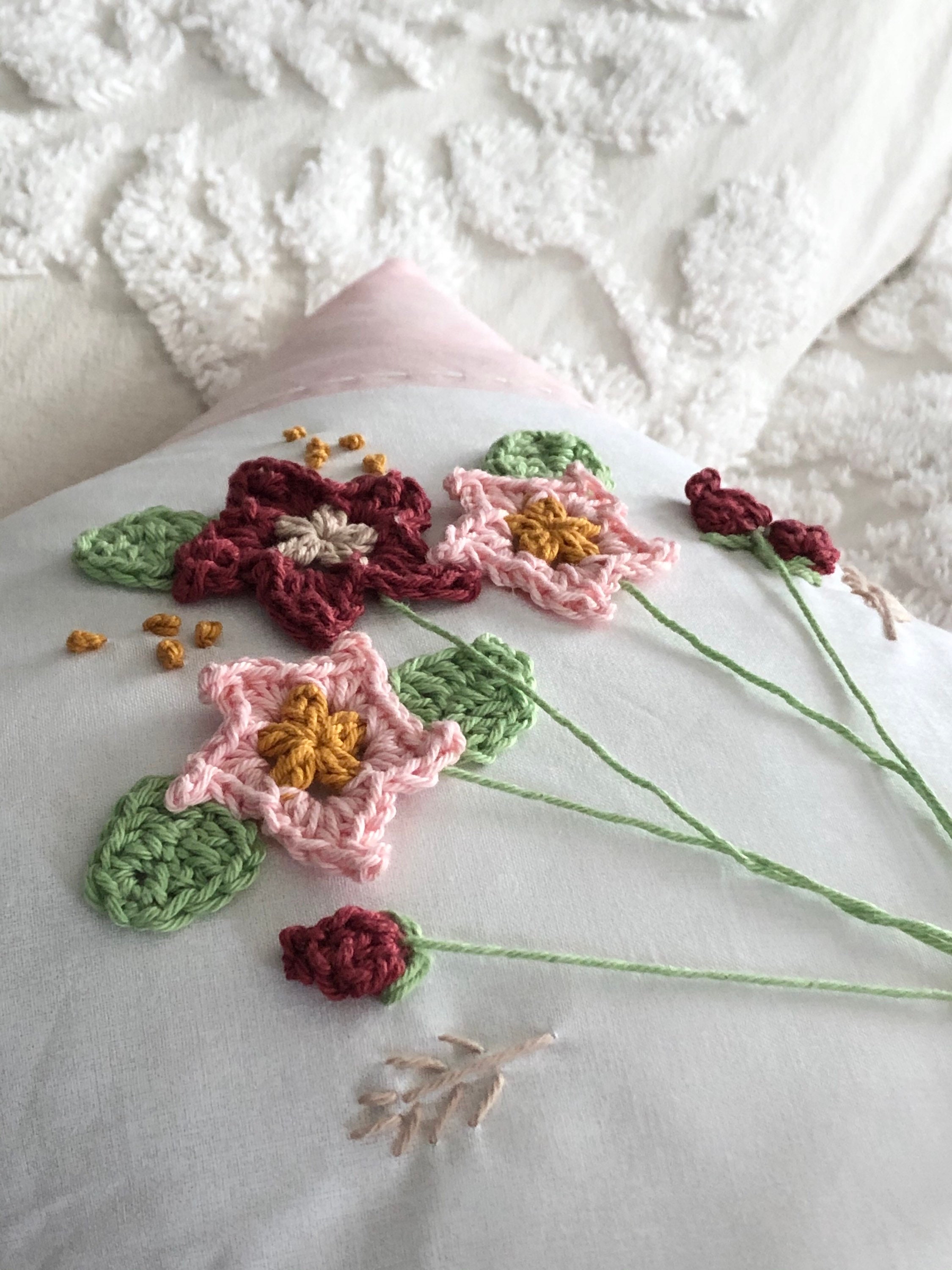 Crochet Pattern PDF for Wildflower Bouquet Pillow Crochet | Etsy