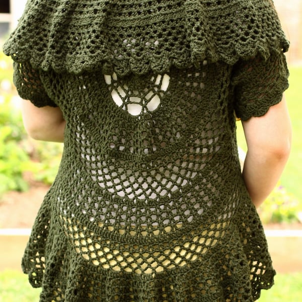 Circle Vest Crochet Pdf Patterns - Etsy