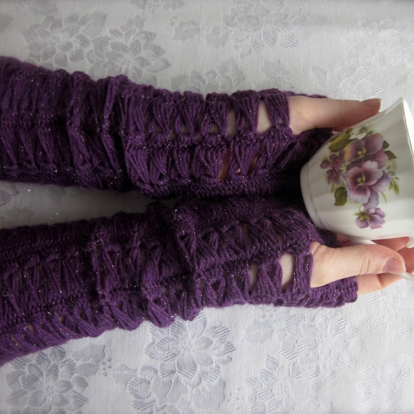 Crochet Gauntlet Pattern - Etsy