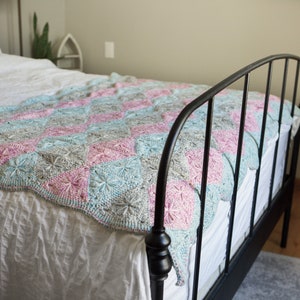 Crochet Pattern PDF for Serenity Afghan, Crochet Quilt Pattern With ...