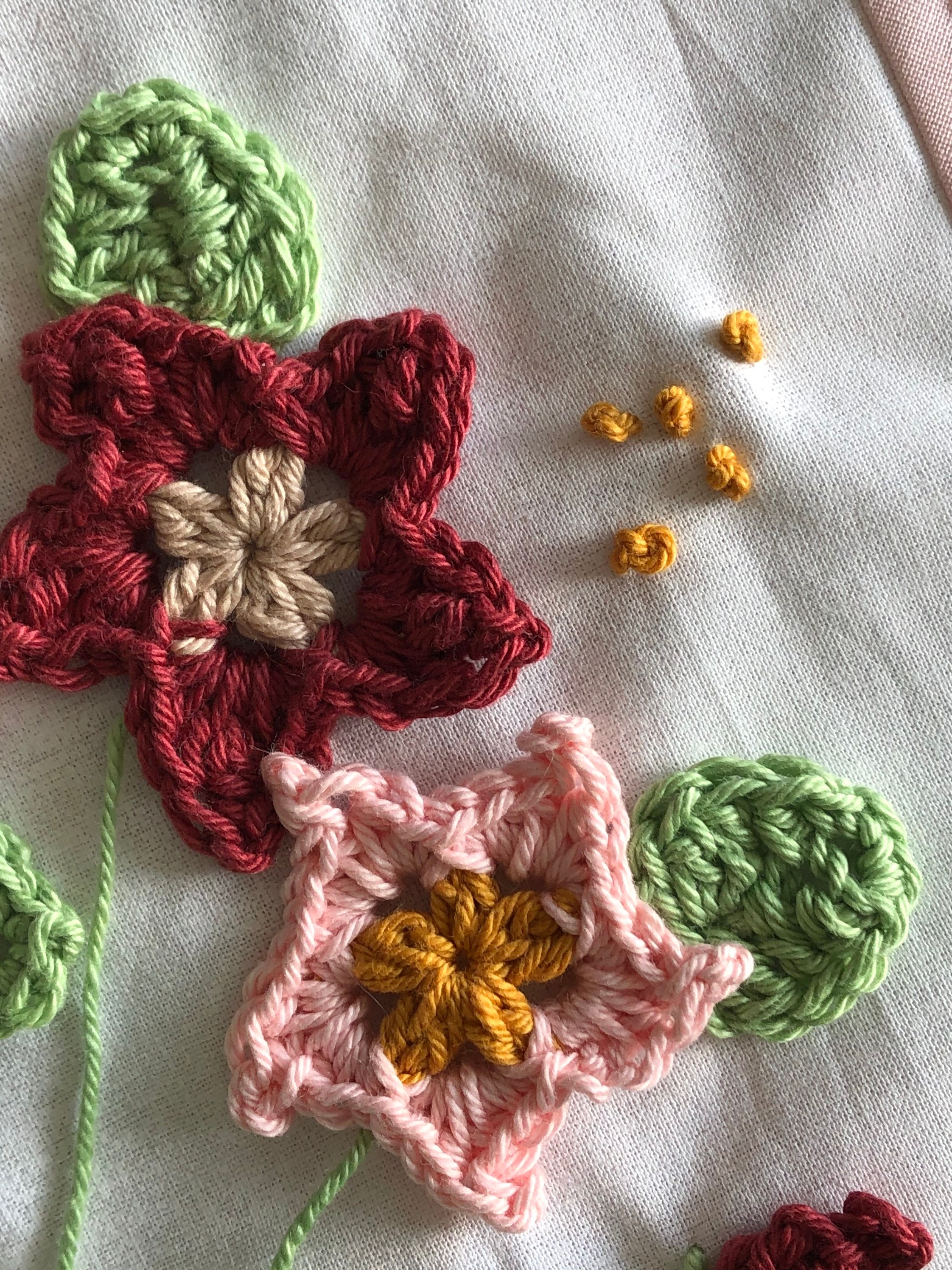 Crochet Pattern PDF for Wildflower Bouquet Pillow, Crochet Appliques ...