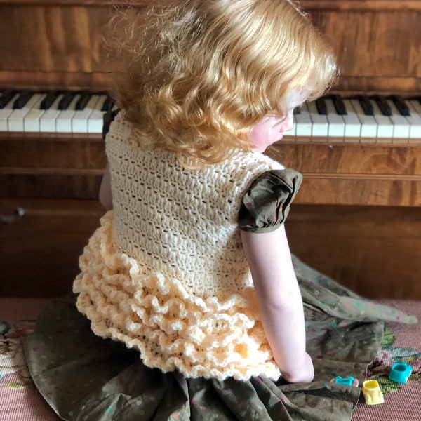 Ruffle Vest - Etsy