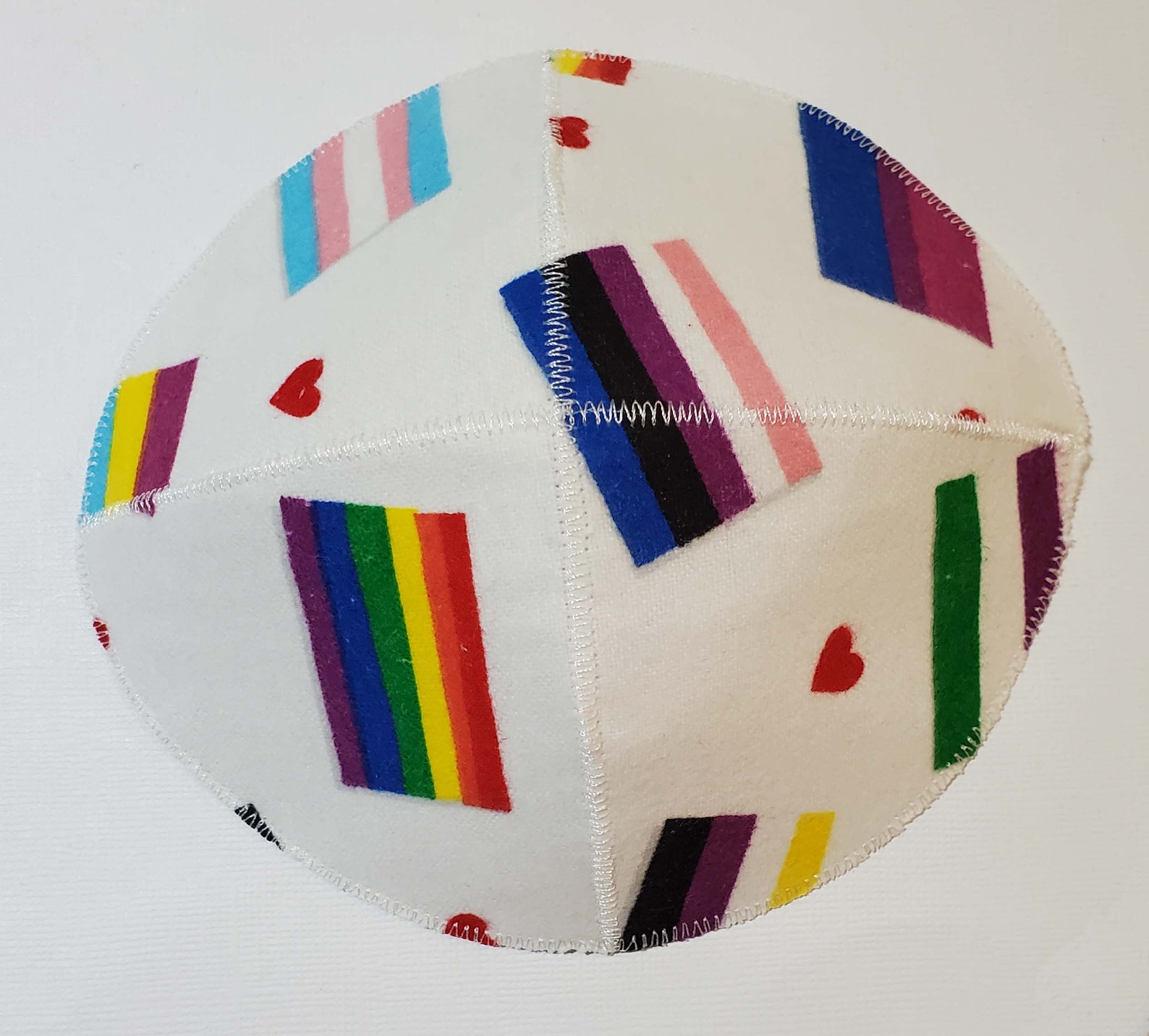 Pride Flags Kippah Yarmulke Saucer Style Colorful Rainbow - Etsy