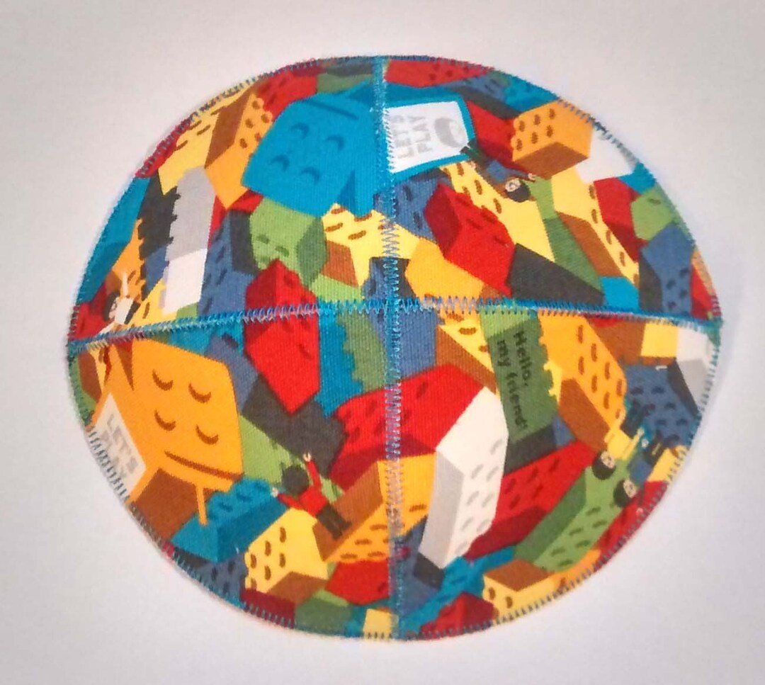 Building Blocks Saucer Kippah Yarmulke Kids Kippot - Etsy