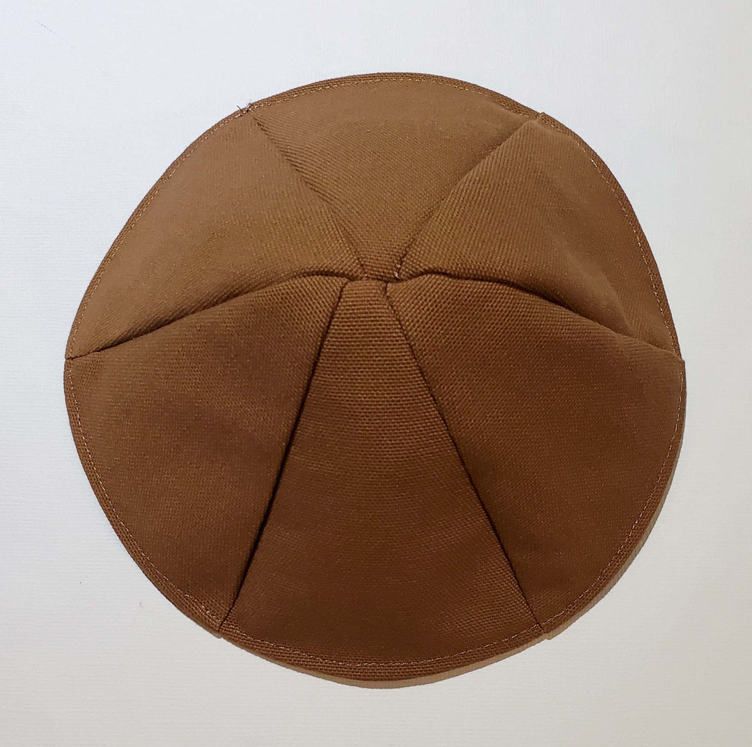 Carhartt Style Kippah Yarmulke: Handmade Cotton Duck, 6 Panel - Etsy