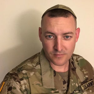 Military Uniform Camouflage Kippah Yarmulke 6 Panel Style Stays on Without Clips OCP, Multicam ...