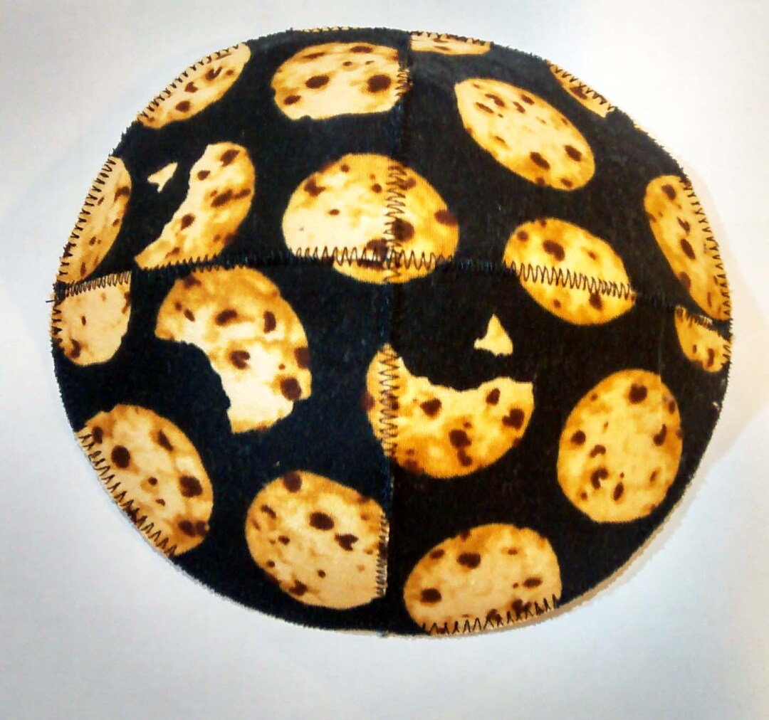 Chocolate Chip Cookie Saucer Kippah Yarmulke Novelty Food Dessert - Etsy