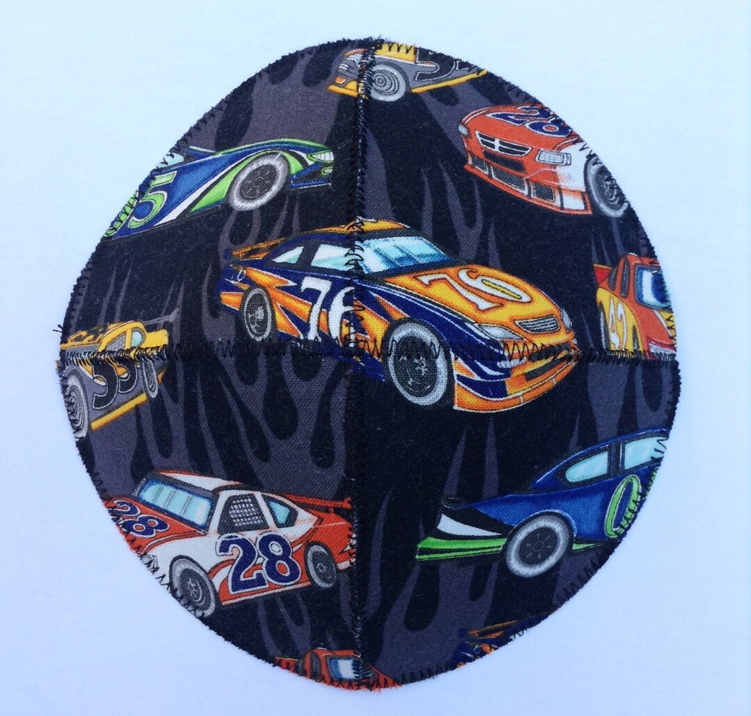 Race Car Saucer Kippah Yarmulke With Flames Flames - Etsy