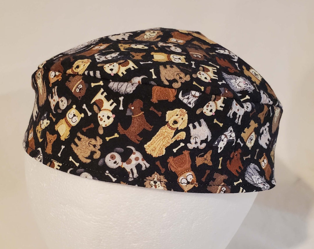 Lots of Dogs and Paw Prints Original Style Kippah Yarmulke Reversible ...