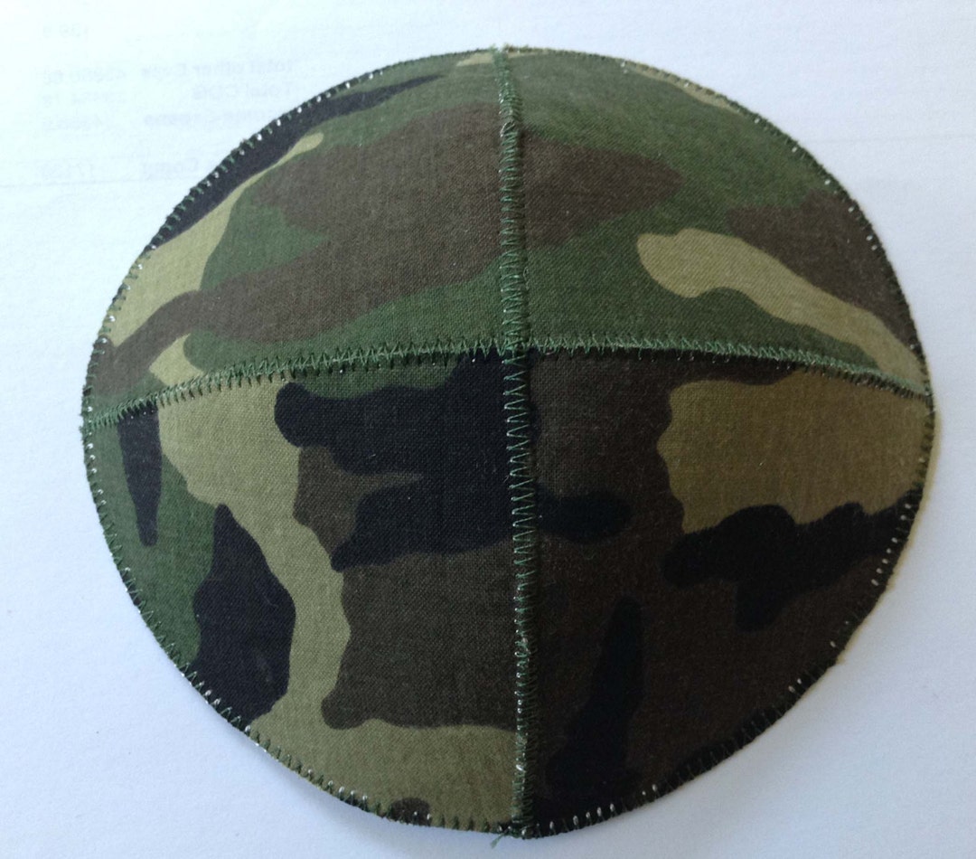 BDU Camo Saucer Style Kippah Yarmulke Military Uniform - Etsy