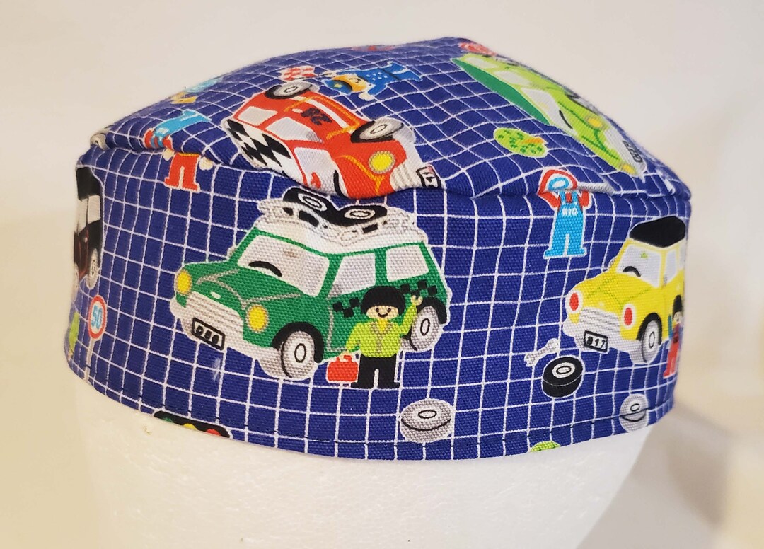 Mini Cars Kippah Yarmulke Reversible Construction City Travel Vehicle ...