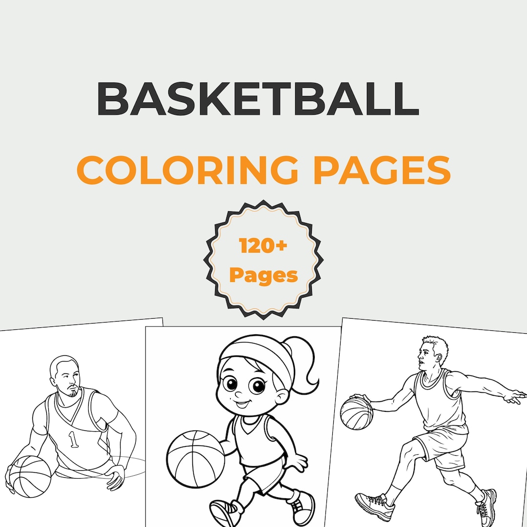 126 Basketball Coloring Pages | Printable Basketball Coloring Sheets ...