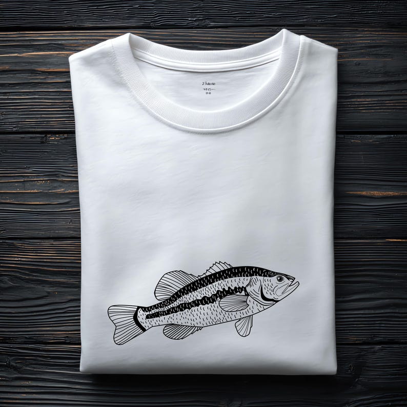 Realistic Largemouth Bass Fish Svg, Big Mouth Bass Fish, Fisherman ...