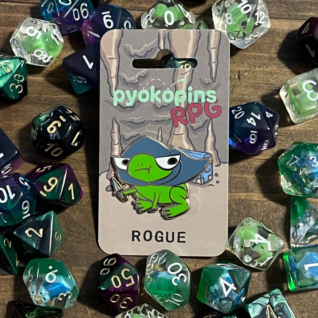 Rogue RPG Frog Enamel Pin - Etsy