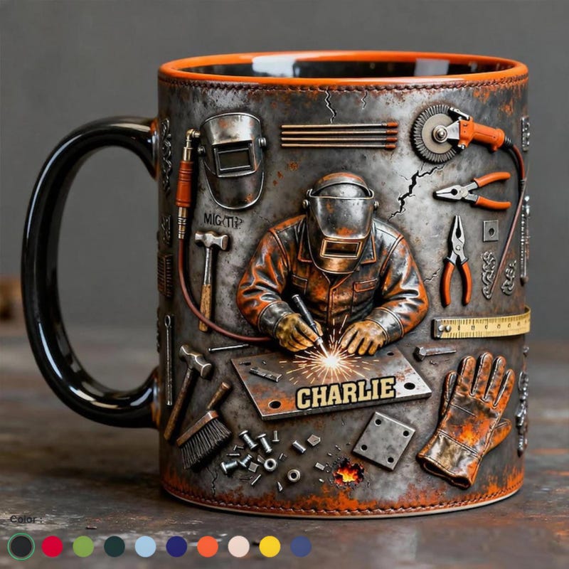 Welder Dad Coffee Mug - Etsy