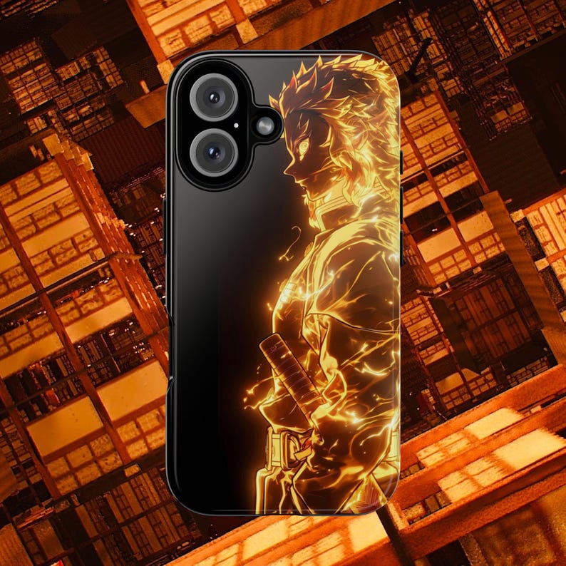 Rengoku iPhone Case Demon Slayer Anime Phone Cover for All Iphones ...