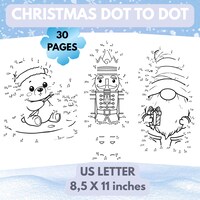 Christmas Extreme Difficulty Dot-to-dot / Connect the Dots - the Elf ...