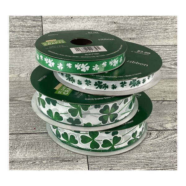 Shamrock Ribbon - Etsy
