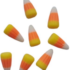 AGD Halloween Craft Supply Artificial FAKE Resin Pumpkin Candy Corn ...