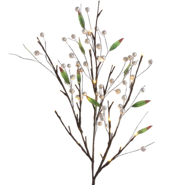 Lighted Branches in Vase - Etsy