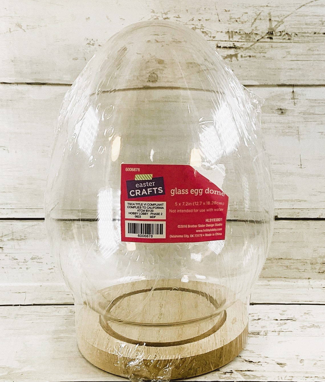 HL Easter Decor Egg Shape Glass Cloche Dome Set - Etsy