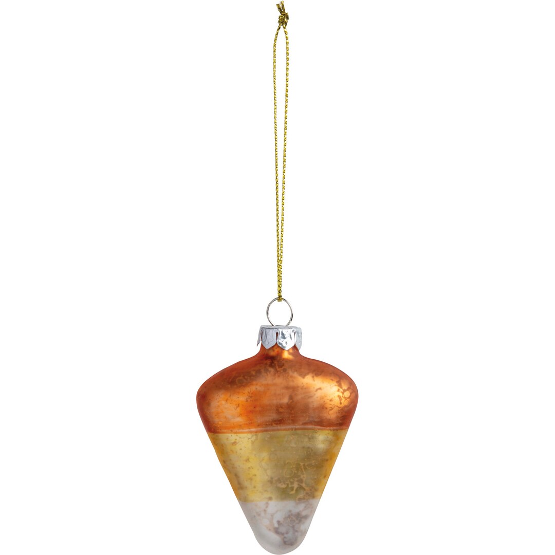PBK Fall Decor Glass Candy Corn Ornaments 1pc. - Etsy