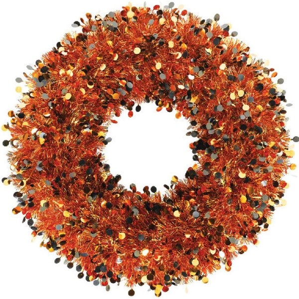 Tinsel Wreath - Etsy