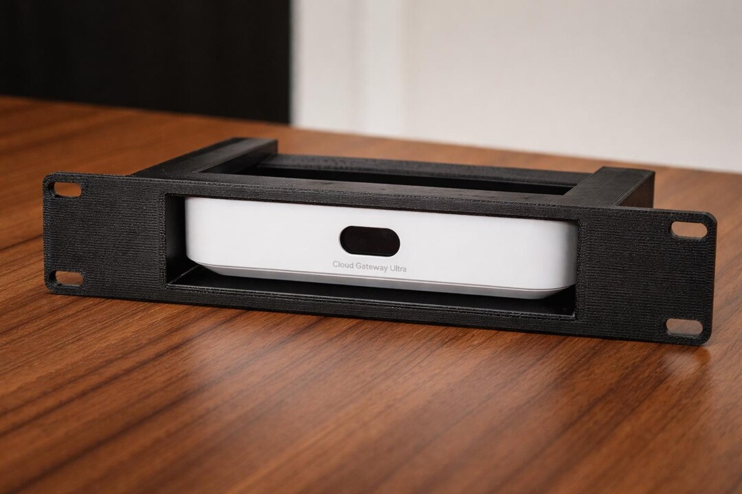 Unifi Cloud Gateway Rack Mount – 10” 3D Printed UCG Ultra/uxg Max - Etsy